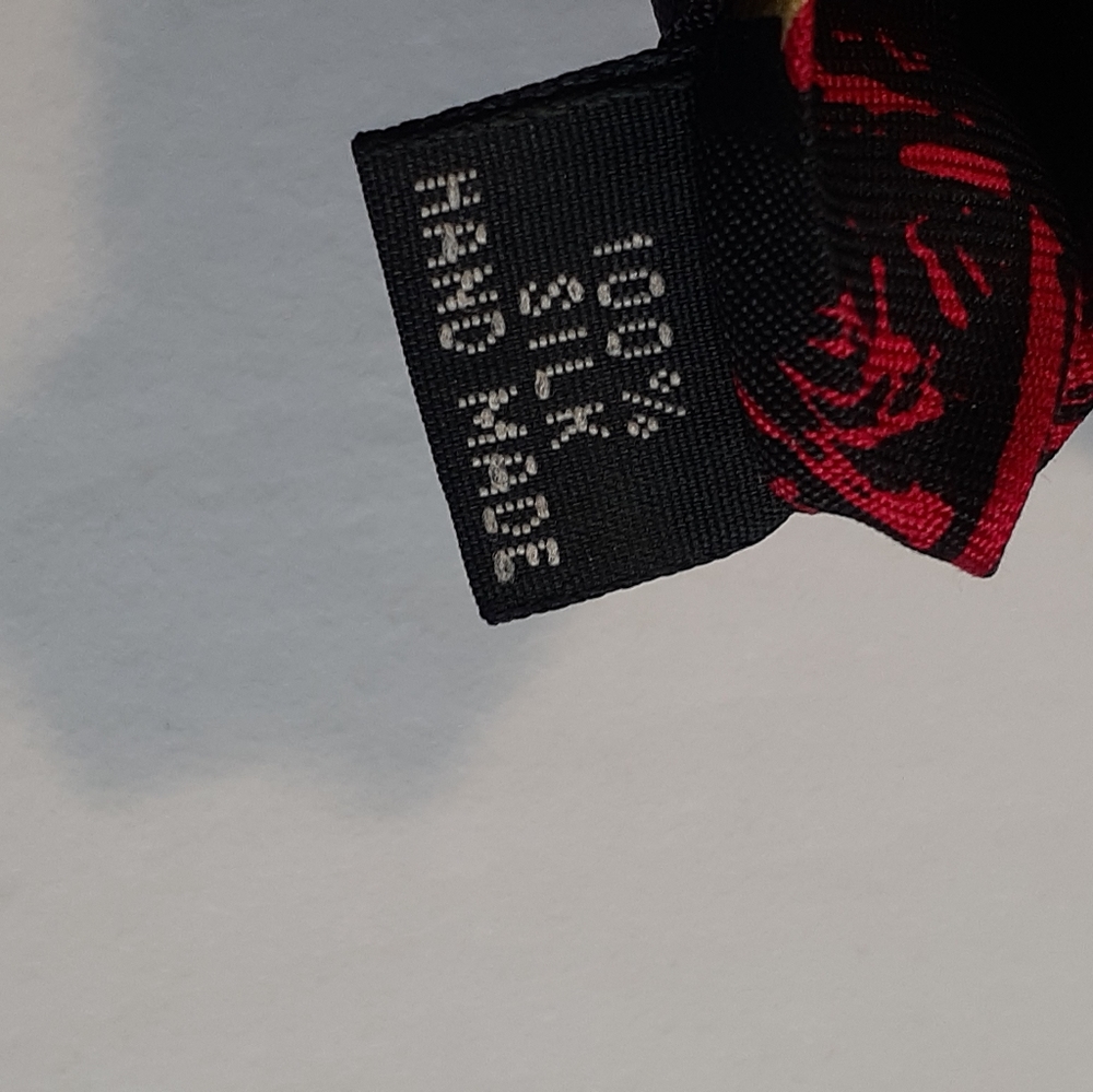 Vintage Nadia Roden Silk Necktie Made In Korea - Gem